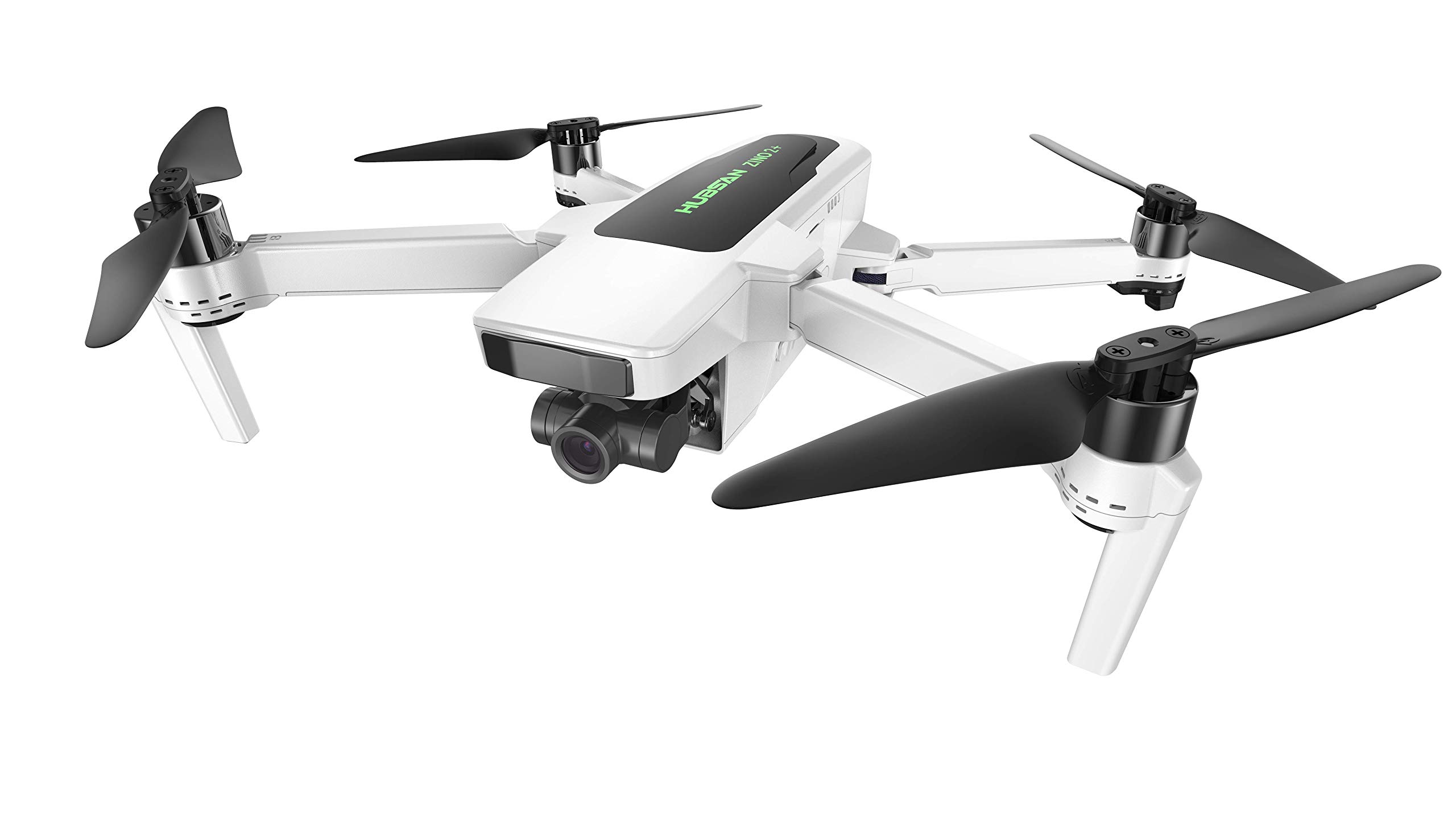 Hubsan Zino 2+ drone with 4K 60fps Camera GPS RC Drone 10KM FPV with 3-axis Gimbal,39Mins Flight Headless mode, Low Power Failsafe Mode(Two Batteries and Bag)