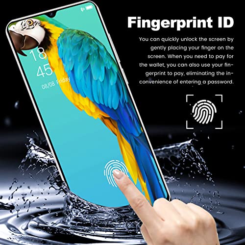 Unlocked Cell Phones, S22 Ultra 5G Android Smart Phone HD Full Screen Phone, 2+16GB RAM 6.53inch Touch Screen Dual SIM Mobile Cell Phone, Best for Father Childrens (White)
