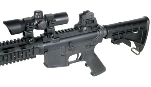 Green Blob Outdoors Match Grade Detachable Rear Sight with Full Range Windage and Elevation Adjustment, Matte Black