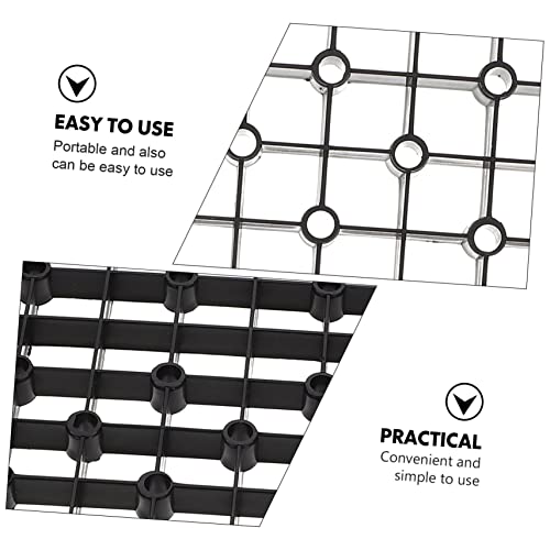 HEALEEP 2pcs Fish Tank Grid Plastic Tank Divider Egg Crate Grid Divider Fish Tank Isolate Board Fish Tank Filters 40 Gallon Plastic Dividers Convenient Gravel Filters Aquarium Filter Grid