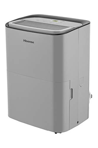 Hisense DH5019K1G 50 Pint 2-Speed Dehumidifier Energy Star (1,000 Sq. Ft. Coverage) (Renewed)