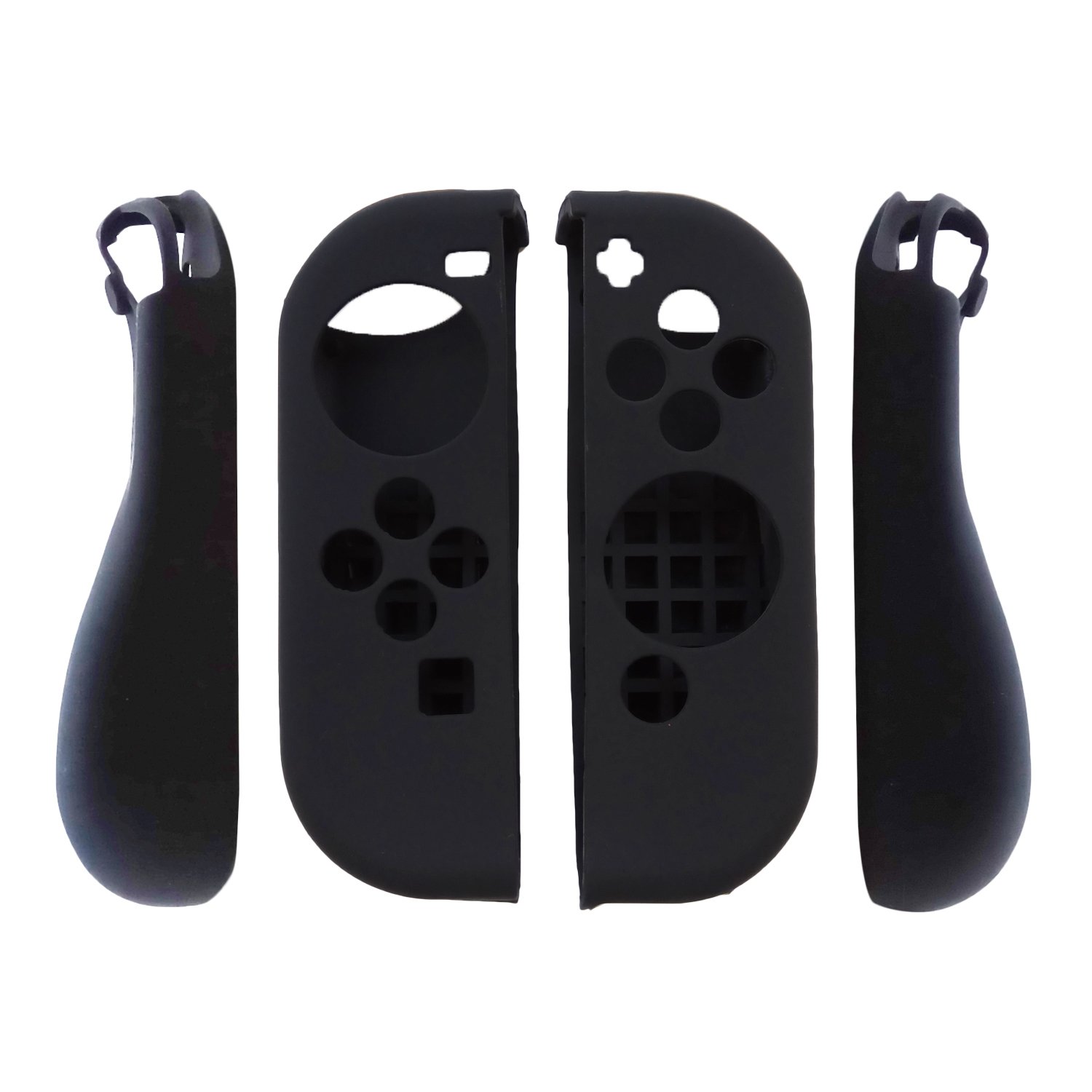 Hikfly Silicone Cover Compatible for Nintendo Switch 6.2" Screen(2017) ,Anti Slip Cover Case 3pcs Kits for Consoles and Joy-Con Controllers with 8pcs Thumb Grips Caps(Blue)