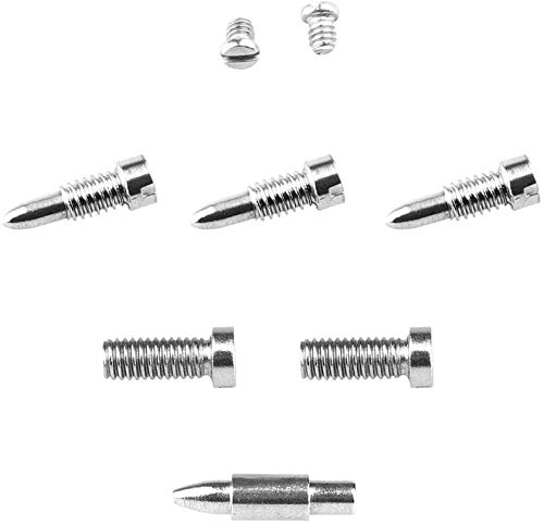Jiayouy 1 Set Alto Sax Repair Kit Include Sax Inlays Sound Hole Pad Screws Spring Needles Rollers Woodwind Instrument Replacement Accessory