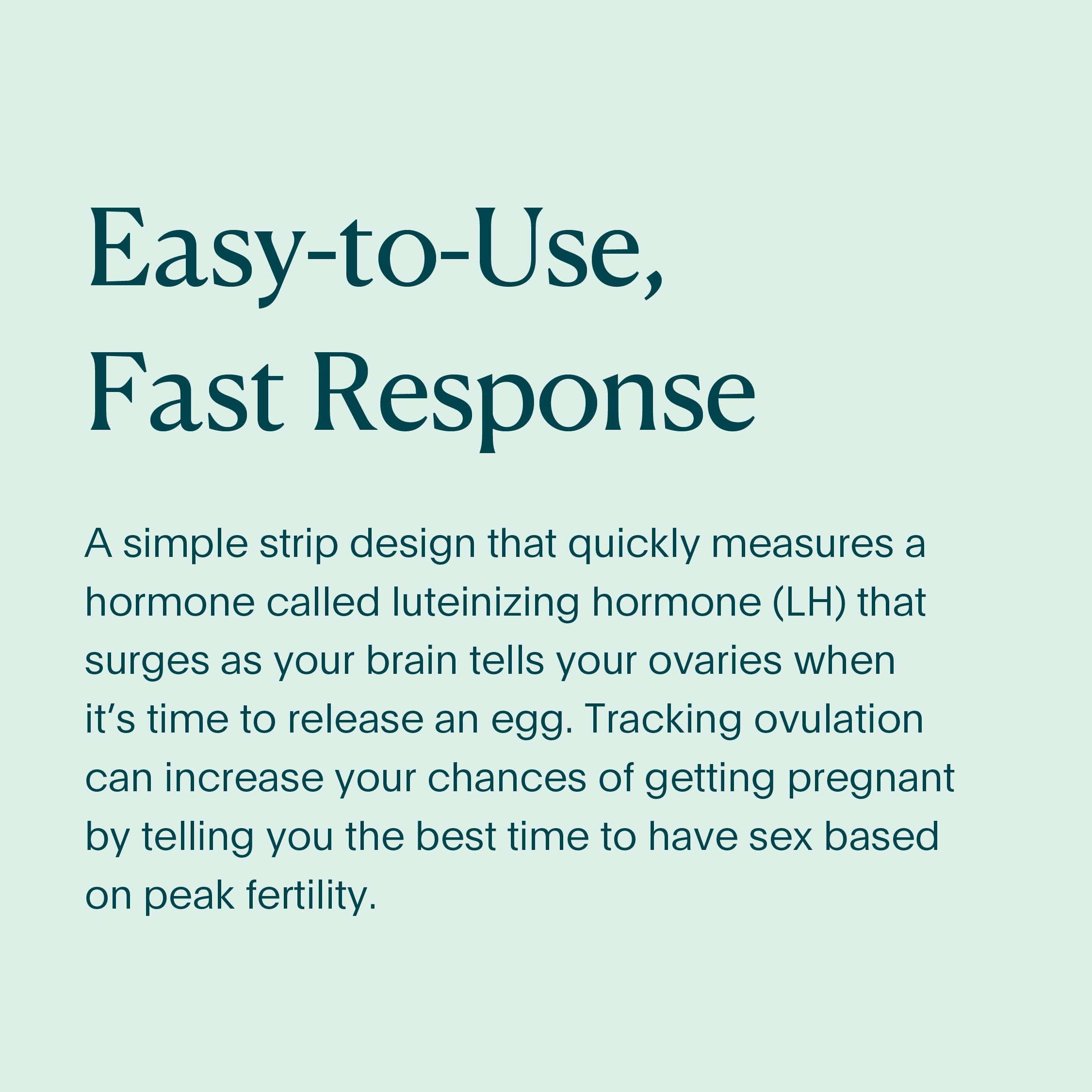 Natalist Ovulation Test Kit Home Fertility Strips for Women - Clear & Accurate Result Tracker Helps Get Timing Right While Planning for Baby - 30 Count