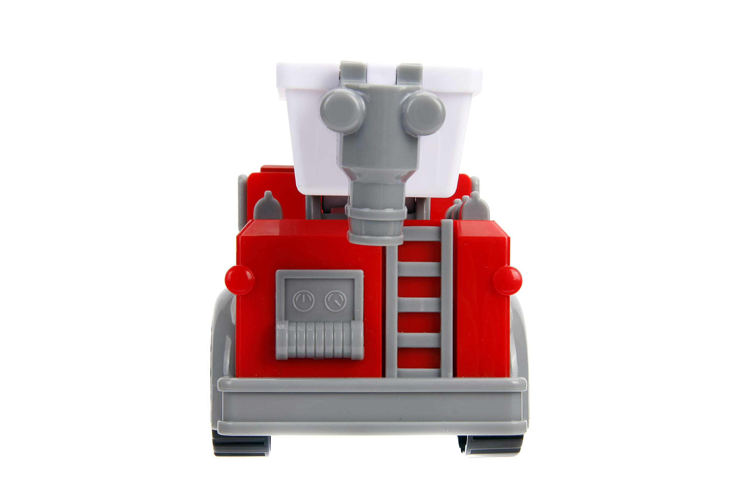 Jada Toys Ryan's World Fire Truck with Ryan Figure, 6" Feature Vehicle Red