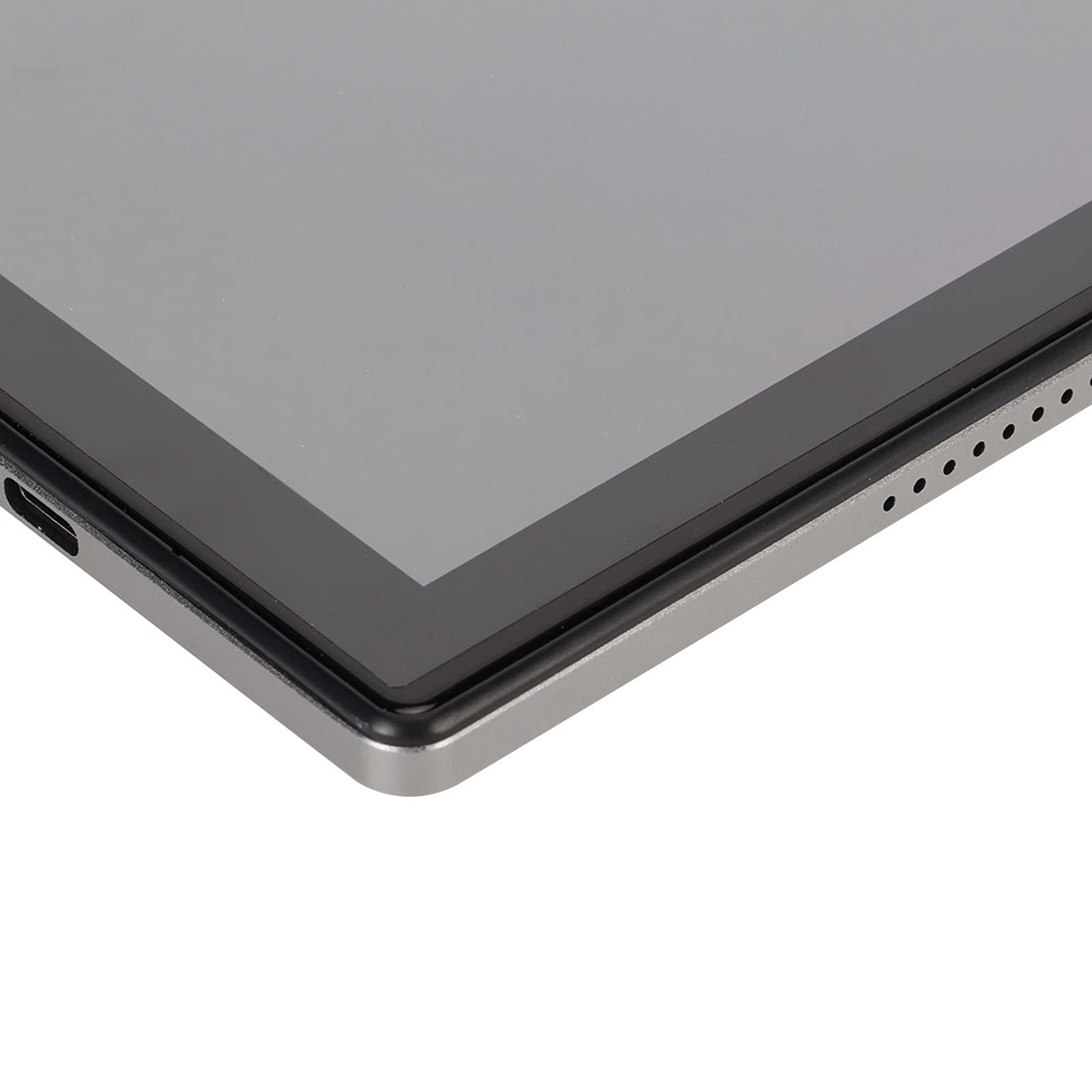 Jopwkuin 10. 1 Inch Tablet, 2 in 1 8 Core CPU Support 128GB Memory 100‑240V FHD Tablet Support USB C Fast Charging for Students (US Plug)