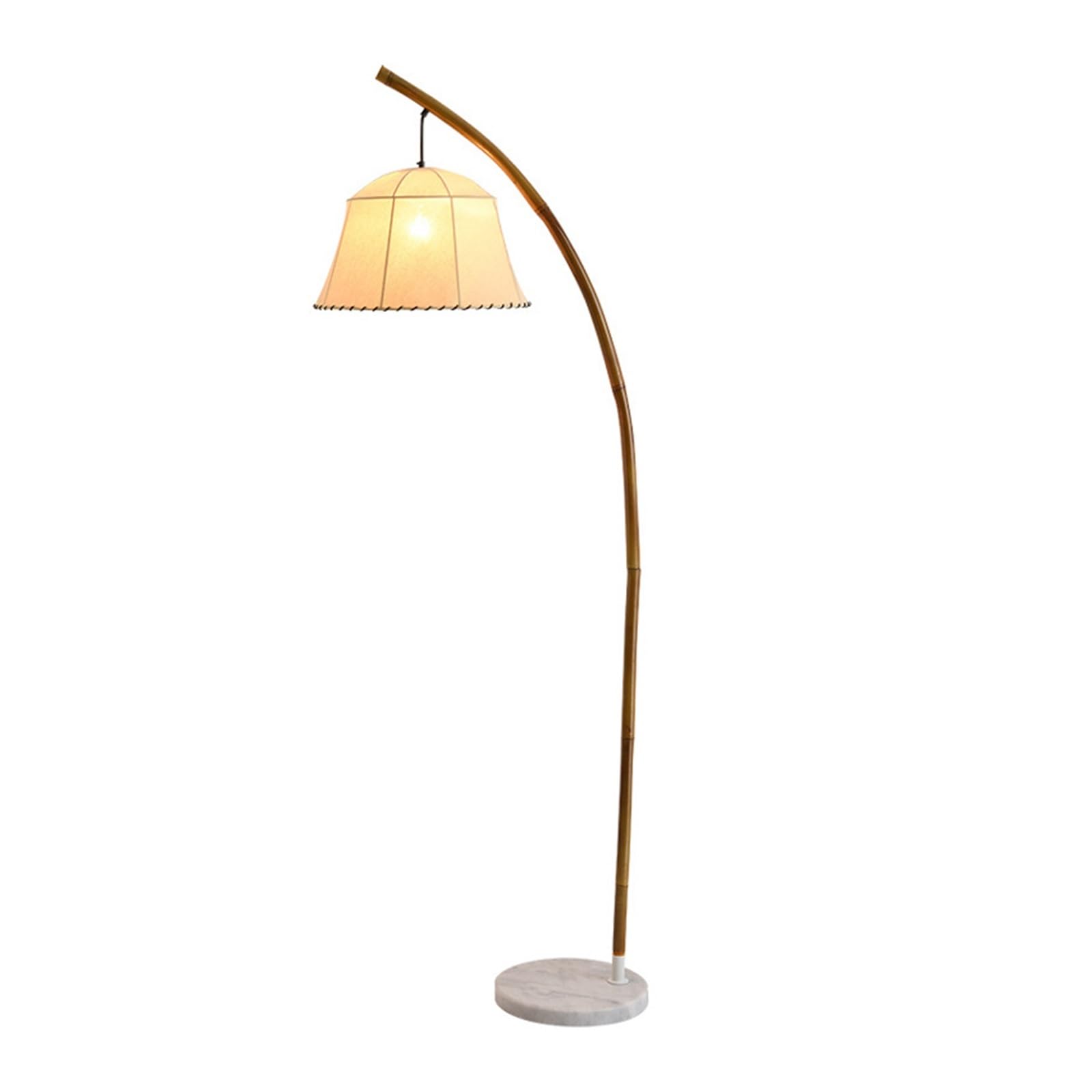 HALOU Vintage Homestaybamboo Art Living Room Tea Room Study Reading Bed Lamp Floor