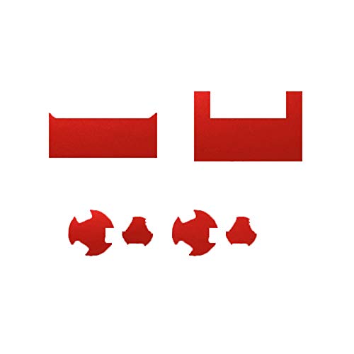 IPG for Cozmo Robot Face Screen Guard Decoration KIT Include Wheels&Body Set 7 Units Decals+2 Units Screen Protector (Red Pearl)