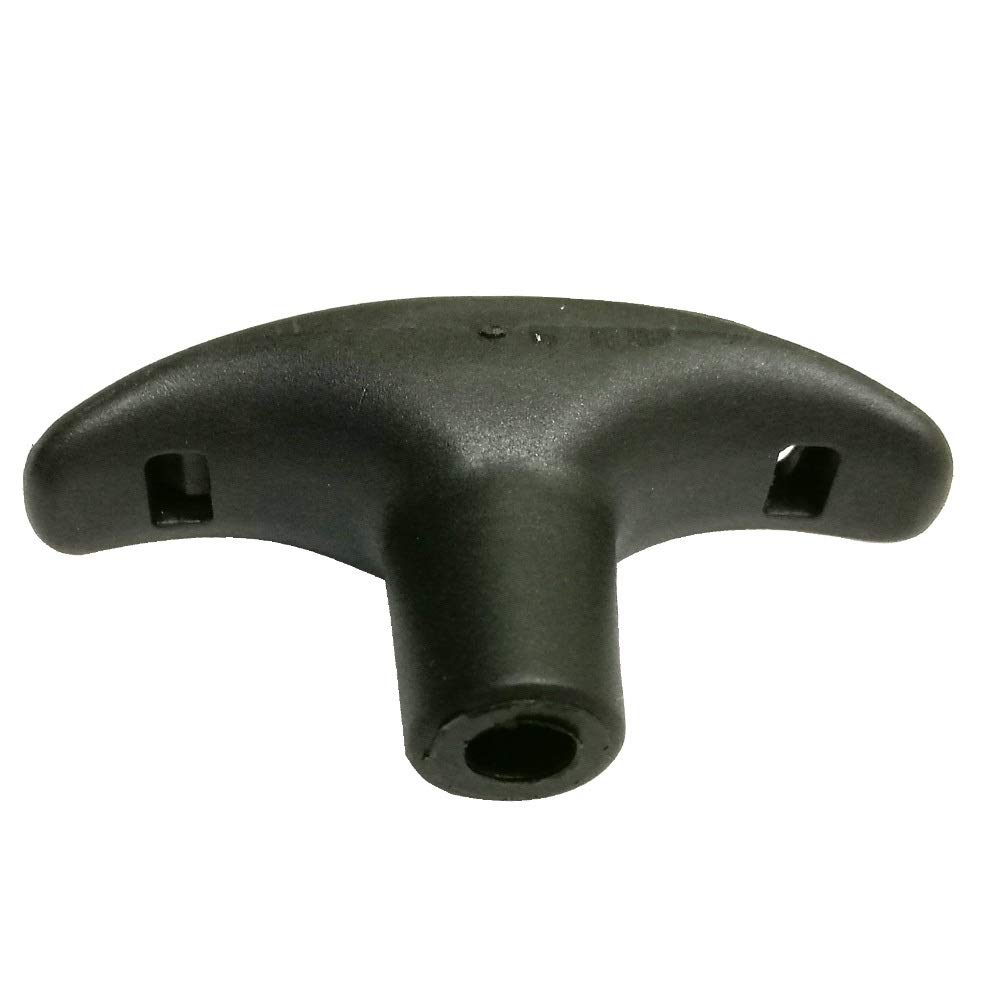 Kayak Rudder T Shaped Handle Cap Rope Handle Rudder Control Systems Accessory (Color : 2PC)