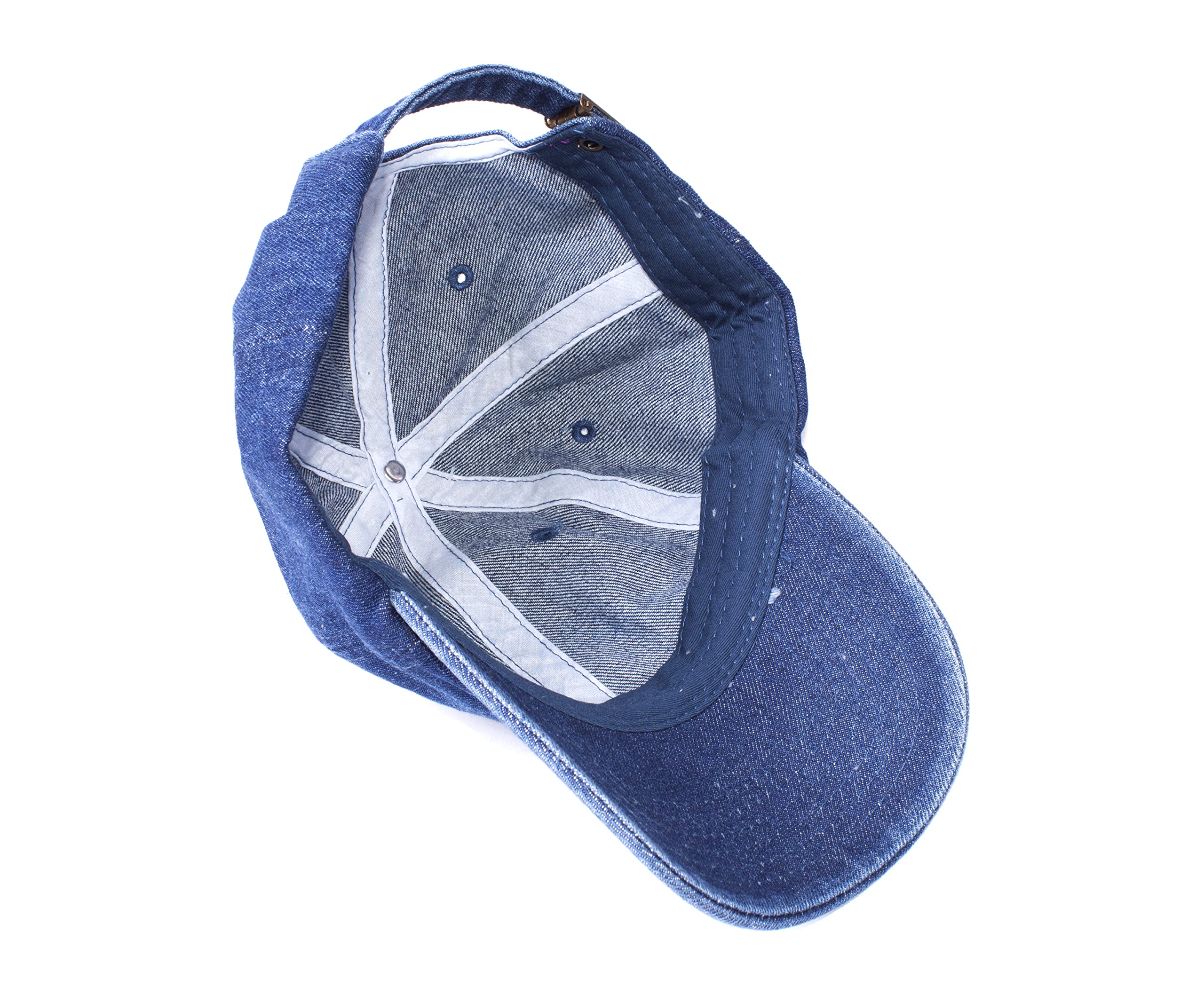 Jean Soft Comfort Casual Everyday Baseball Cap Women Surf Hat for Men Vintage Everyday Wear Low Crown Hat.(Navy)