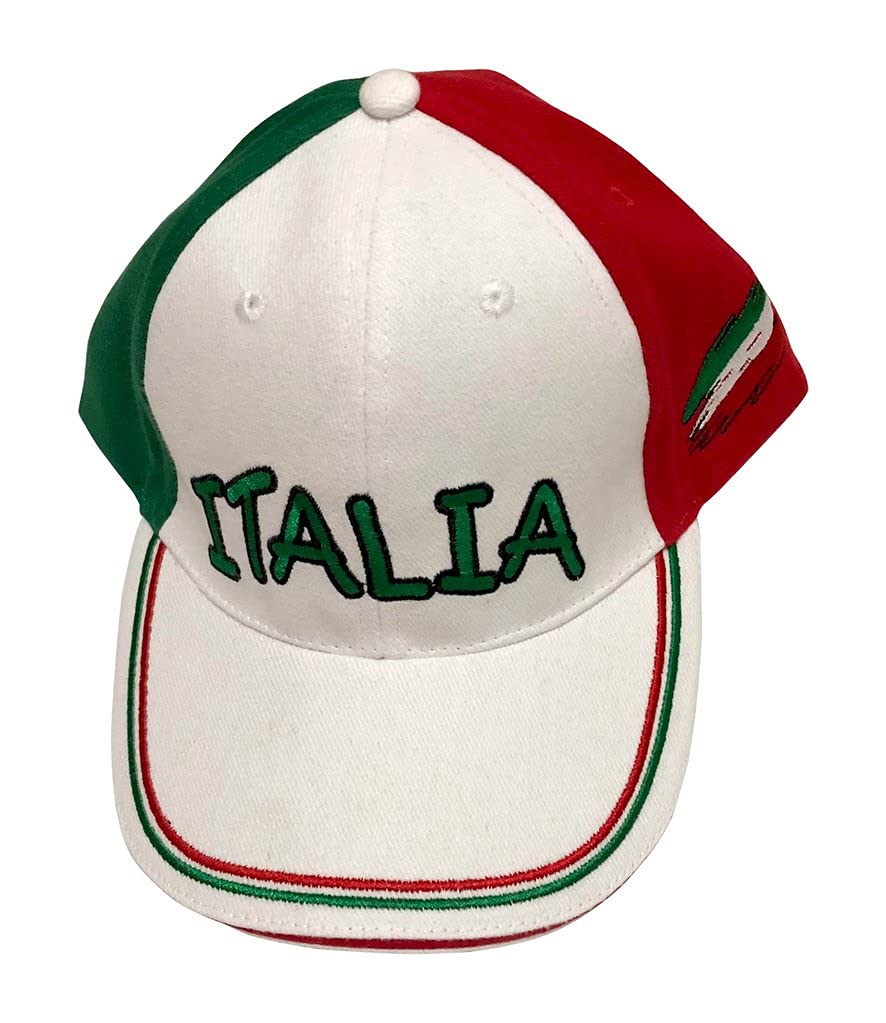 Italia Multi-Color Block Text Baseball Cap β Colorful Italian Hat - Italy Collection