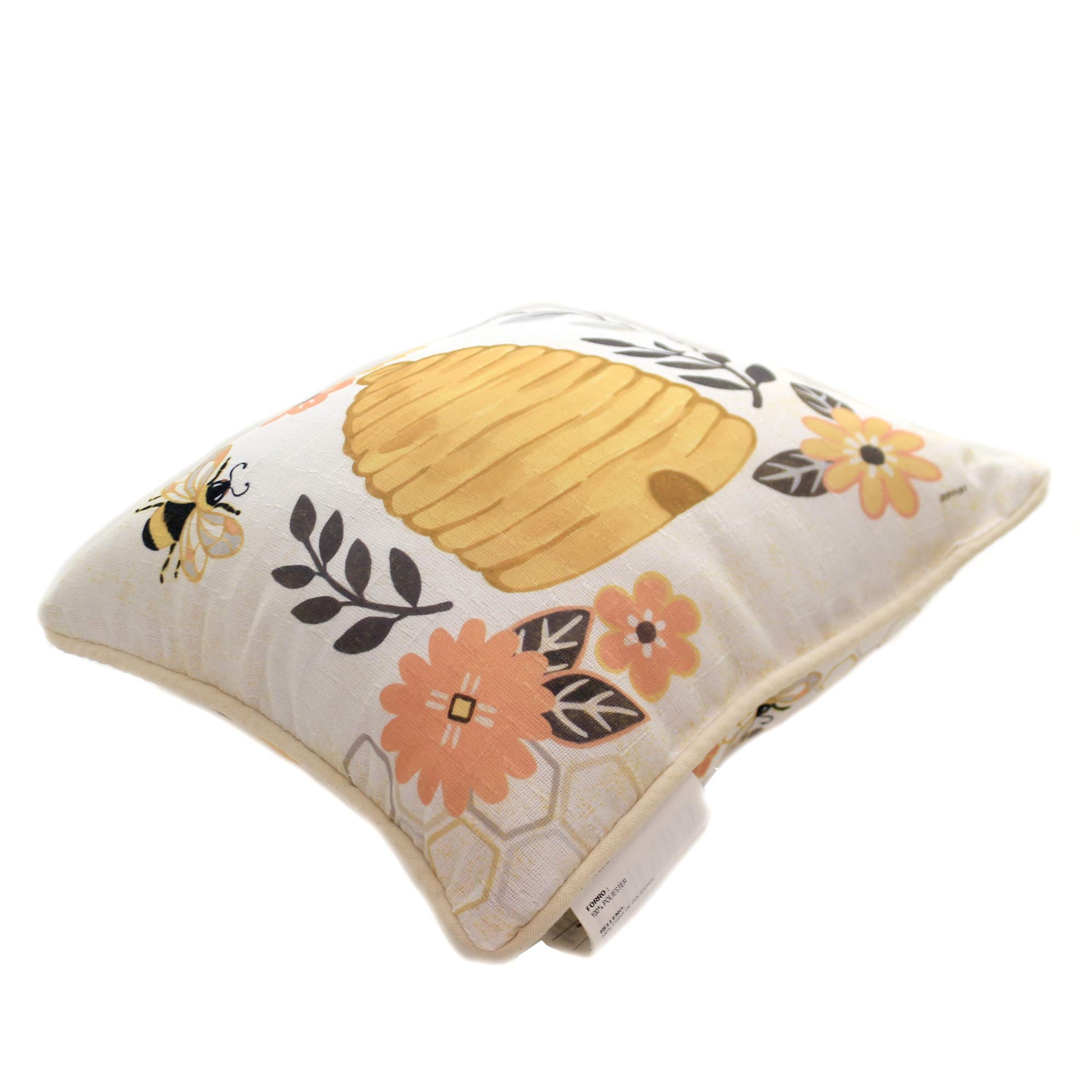 Home & Garden Honey & HIVE Pillow Polyester Flowers Spring Summer Bee Sdphoh