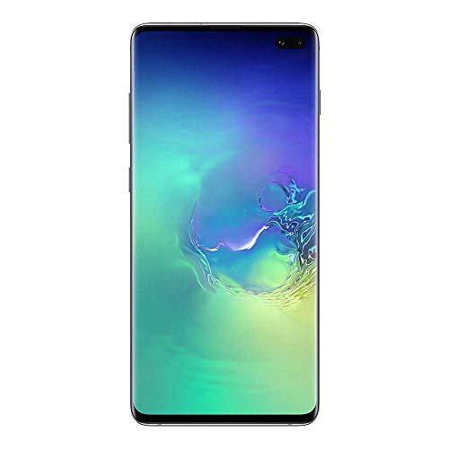 Samsung Galaxy S10+ Plus 128GB+8GB RAM SM-G975F/DS Dual Sim 6.4" LTE Factory Unlocked Smartphone International Model No Warranty (Prism Green)