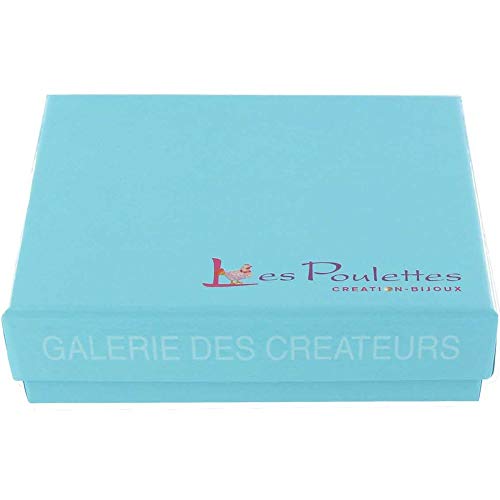 LES POULETTES JEWELS - Rectangle Curved Gold Plated Ring Malachite - size 7.5