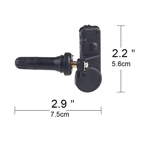 JDMON 4Pcs Pre-Programmed TPMS Tire Pressure Monitoring Systems Sensor Replacement for Ford F-150 Lincoln Mercury Explorer Escape Replaces OE# DE8T-1A180-AA,9L3Z-1A189-A, 9L3Z1A189A