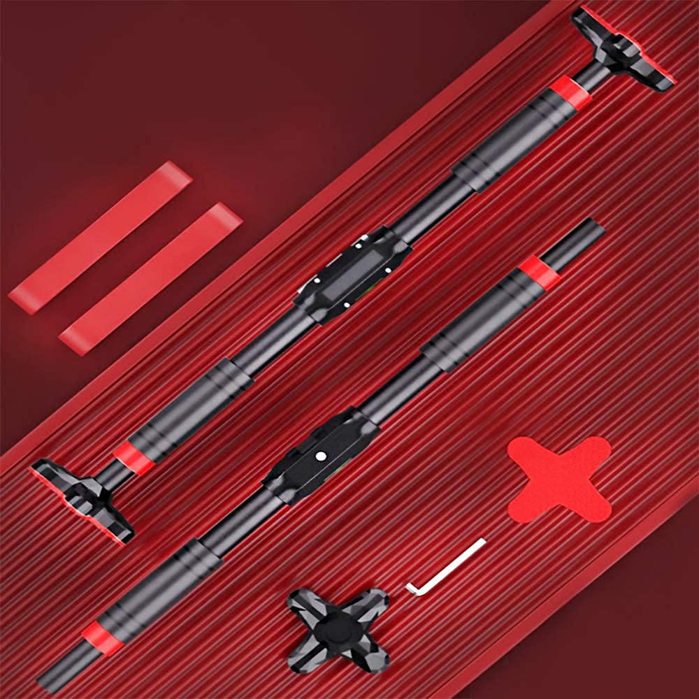 KDFJ Pull Up Bar for Doorway, Chin Up Bar No Screw Strength Training Pullup Bars,Home Gym Exercise Indoor Equipment Pull Up Bar-90-130cm