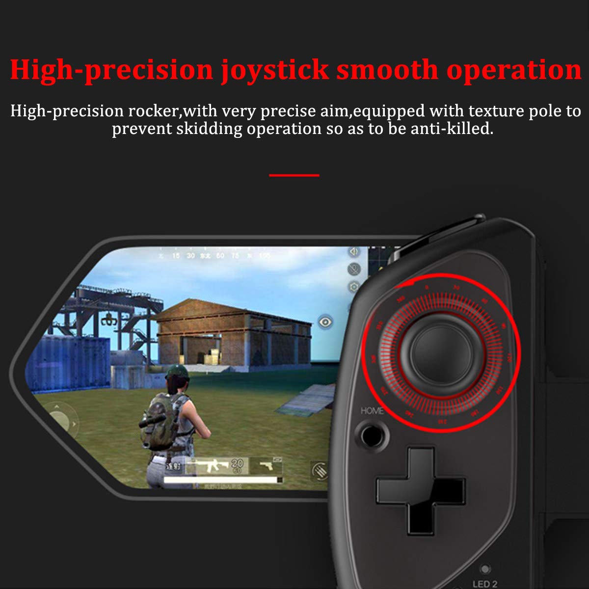 ipega-PG-9083S Mobile Gamepad Wireless 4.0 Controller Gamepad Joystick with 5-10 Inch Telescopic Holder Compatible IPhone8/XR/XS iOS Compatible Android Mobile Phone Tablet