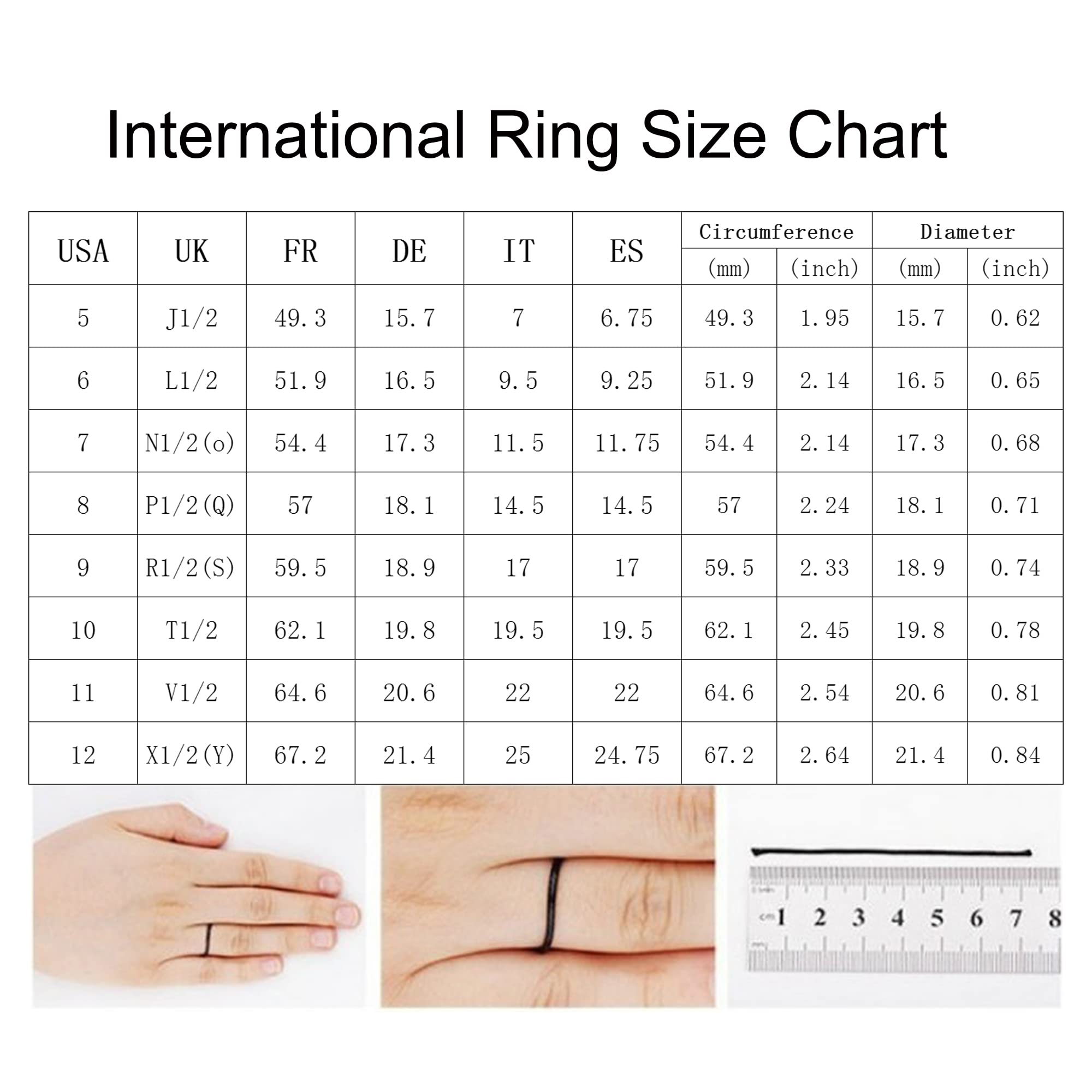 kindsnice Custom Photo Ring Personalized Projection Ring 925 Sterling Silver Heart Shaped Ring with Picture Inside I Love You 100 Language Heart Ring Wedding Band Engagement Ring for Women Mother