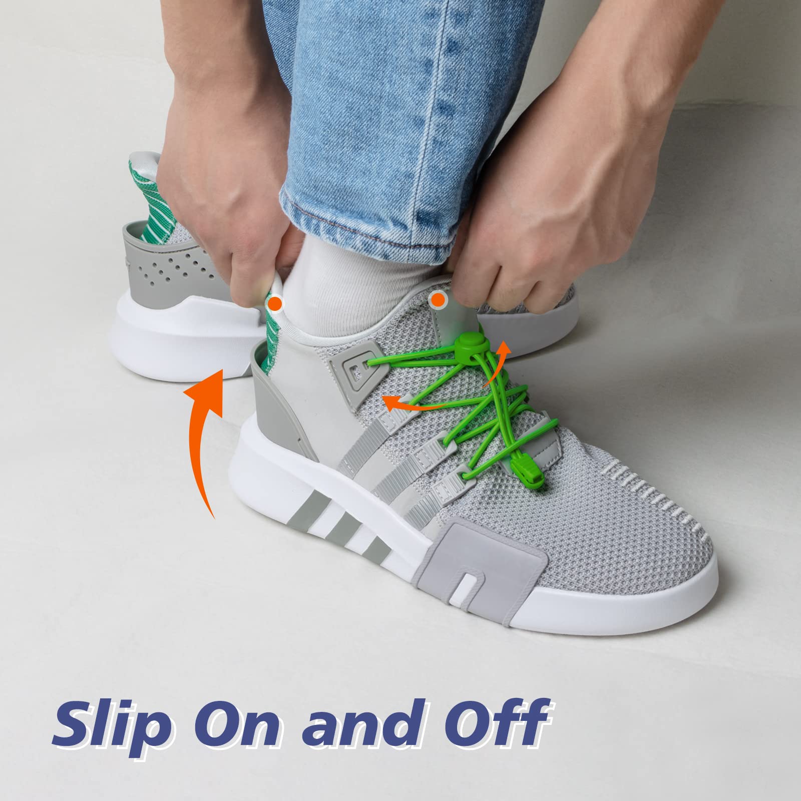 INMAKER No Tie Shoe Laces for Sneakers, Elastic Shoelaces for Kids and Adults