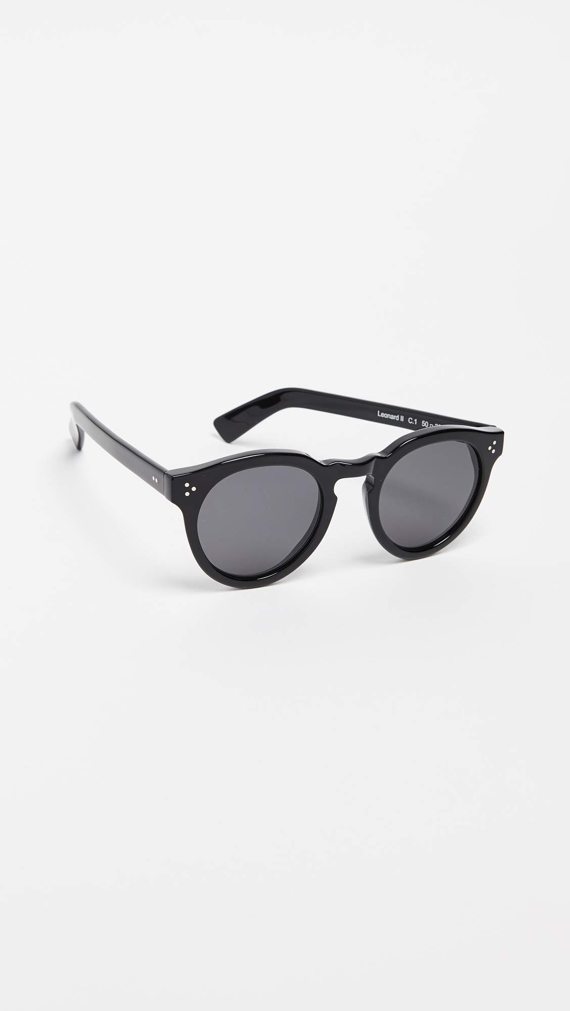 Illesteva Leonard II Sunglasses, Black, One Size