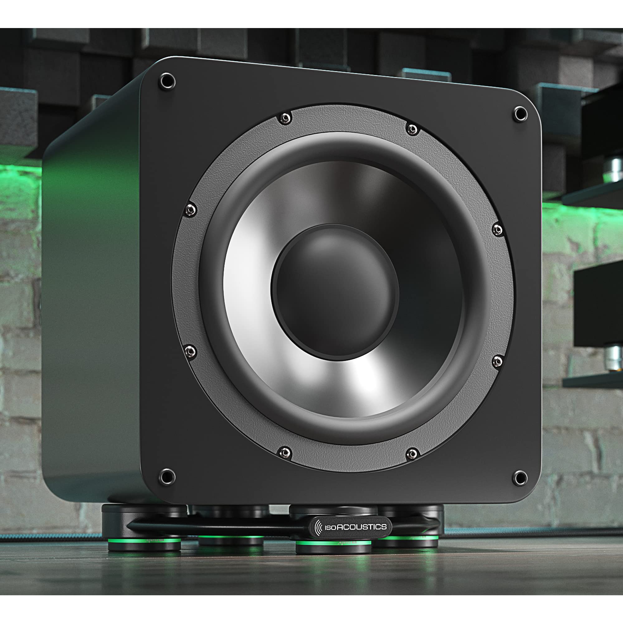 IsoAcoustics Subwoofer Isolation Stand: Aperta Sub (10.5" W x 11.5β D)