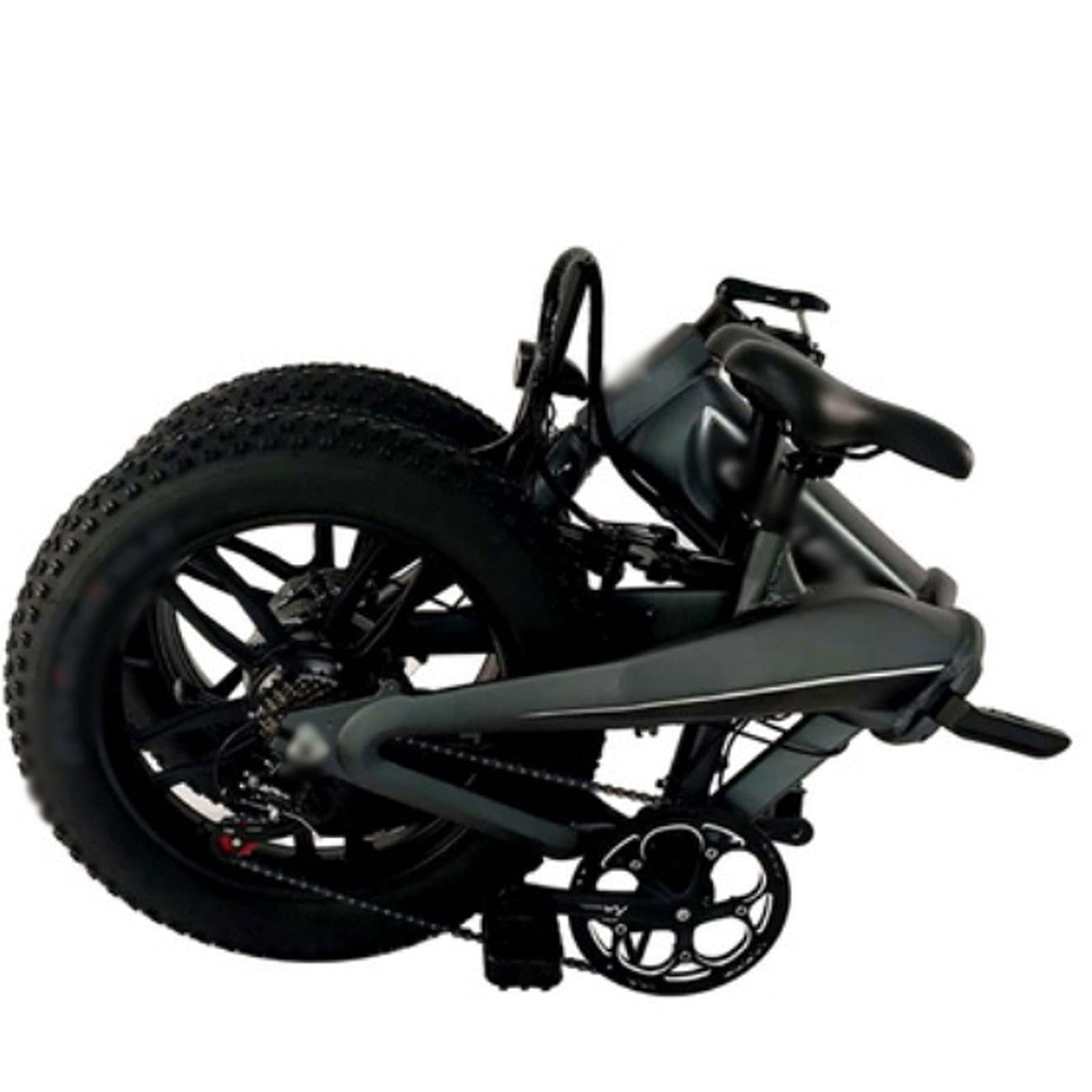 LUGMOzxc Bicycle Electric Bicycle,500W Folding Electric Bicycle Mountain Bike 48V E-Bike Full Suspension
