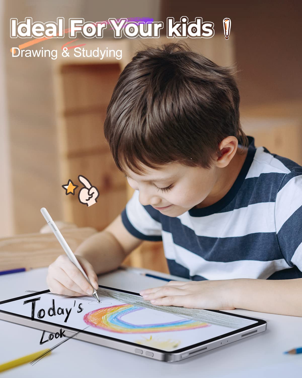 joyroom Capacitive Stylus Pen for Touch Screens, Disc Tip and High Sensitivity