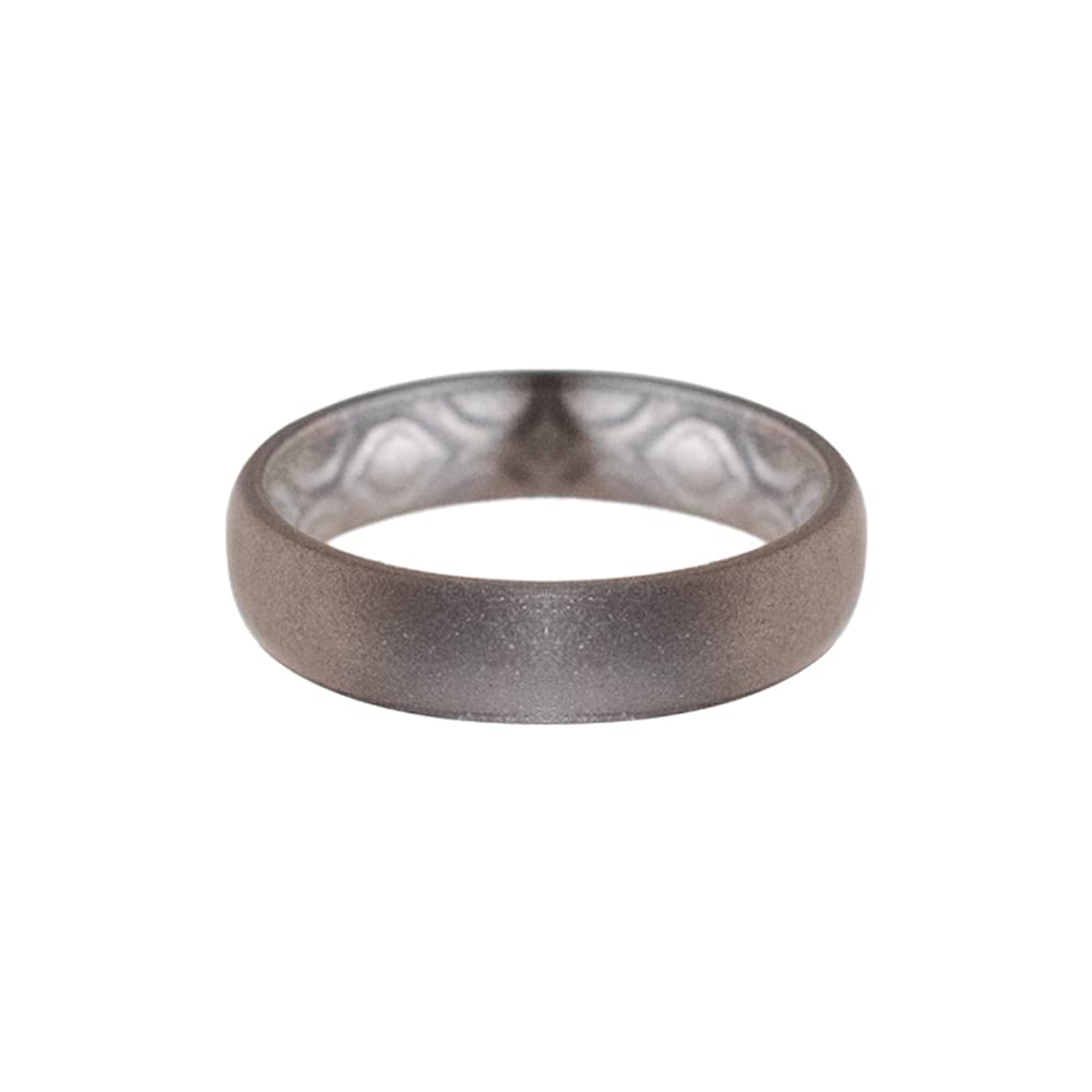 Joe's Rec Rings - Women's Breathable Airflow Classic Wedding Band (Silver, 5)
