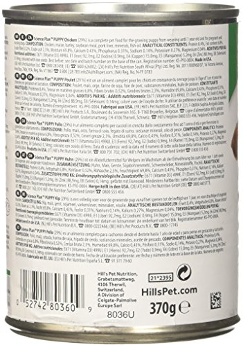 Hills Science Plan Puppy Healthy Development 12x370g Chicken (Wet)