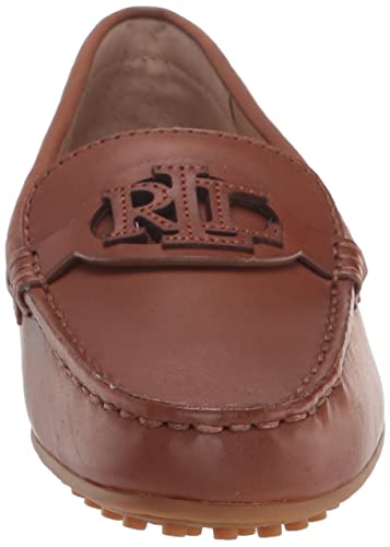 Lauren Ralph Lauren Brynn Driver Loafer Deep Saddle Tan 8 B (M)