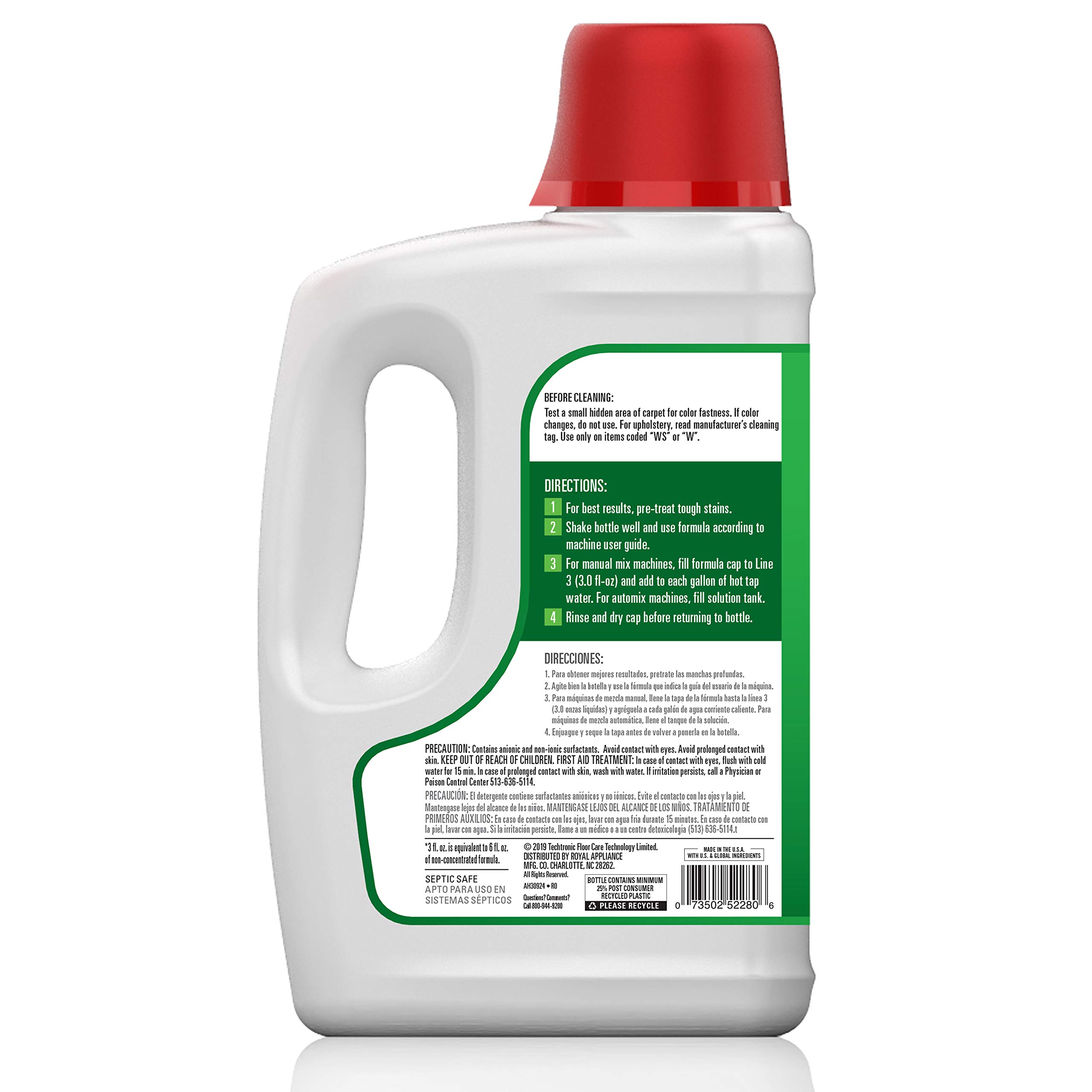Hoover ONEPWR CleanSlate Cordless Carpet & Upholstery Spot Cleaner, Silver & Oxy Premixed Spot Cleaner Solution, 32 Fl Oz (Pack of 1), White & Renewal Deep Cleaning Carpet Shampoo, 64oz, White