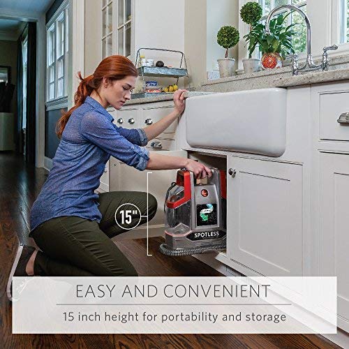 Hoover Spotless Portable Carpet & Upholstery Spot Cleaner, FH11300PC (Renewed)