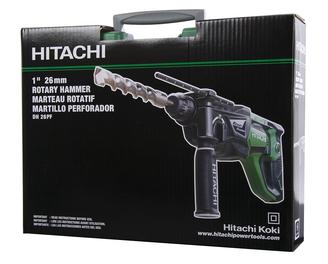 Hitachi DH26PF 1" SDS Plus "D" Handle Rotary Hammer,