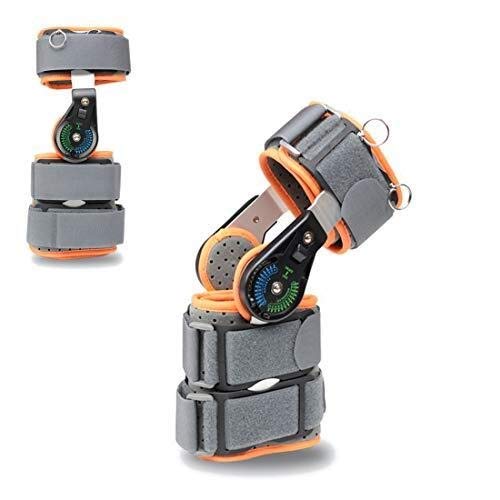 Knee Brace Hinged ROM Knee Brace W/Shoulder, Immobilizer for ACL, MCL and PCL Injury, Orthosis Stabilizer Protector for Children