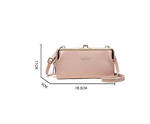 GXF-BAELLERRY Korean Fashion one-Shoulder Diagonal Mobile Phone Bag Multifunctional Horizontal Wallet (Color : Green)