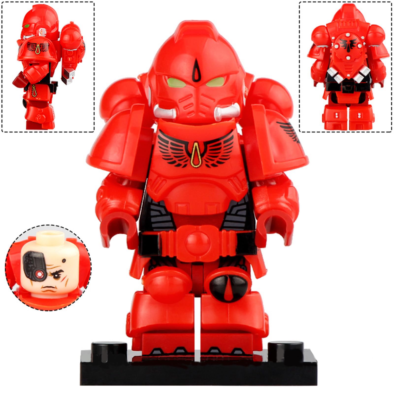 Immerse Yourself in The 40K Universe: Choose from 7 Exquisite Character Models , Authentic Detailing and Durable PVC Construction ,Heights up to 1.77 inches! (7-piece set)