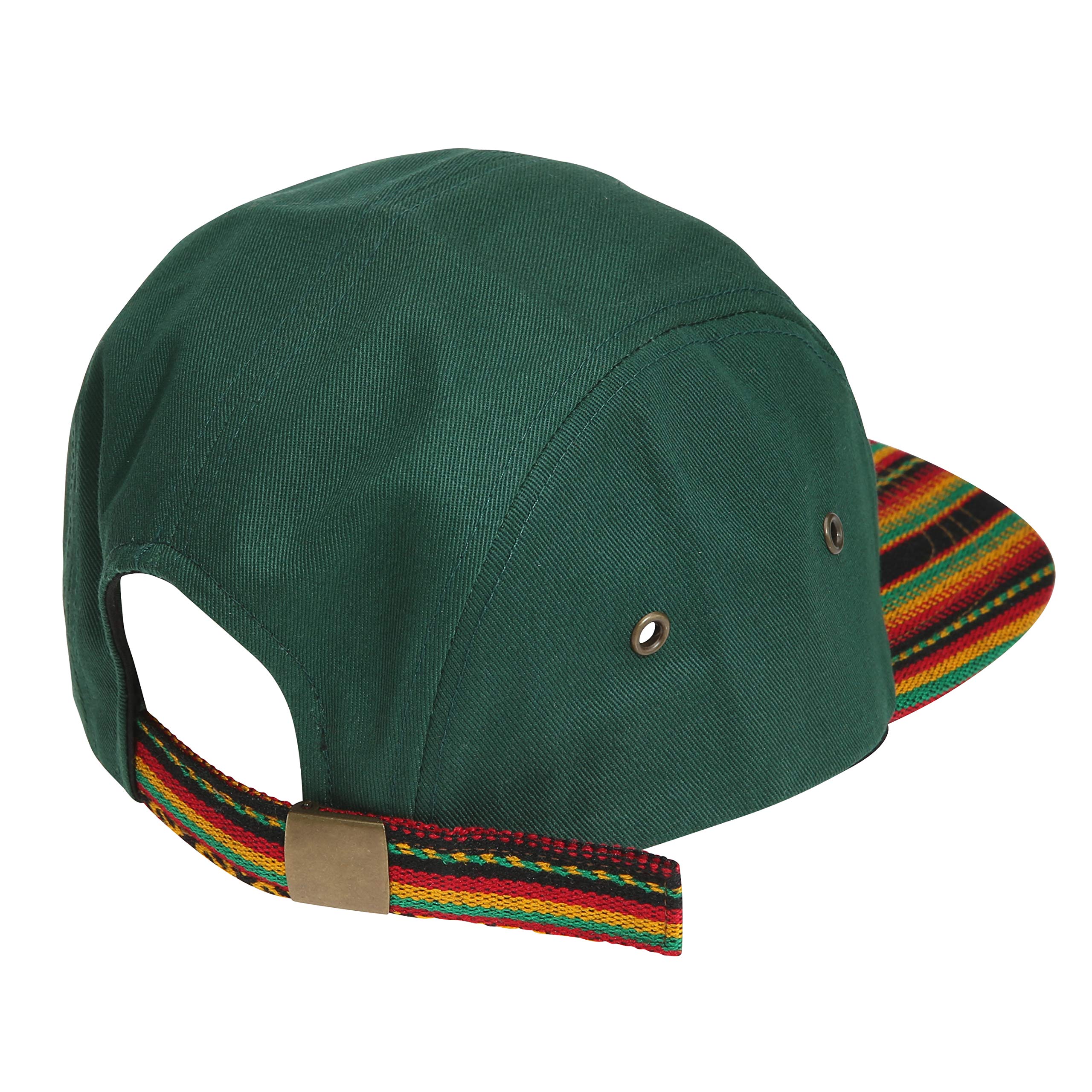 inpireco Boy's Incan Fabric 5 Panel hat (Green)