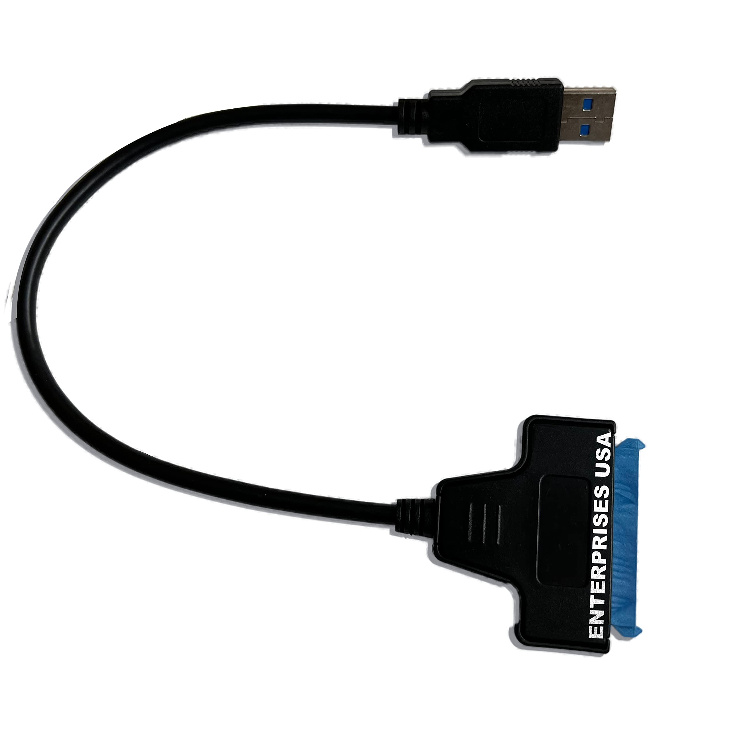 SATA to USB Cable,USB 3.0 to SATA III Hard Drive Adapter Converter for 2.5 Inch SSD & HDD Data Transfer, Support UASP (Black) Enterprises USA