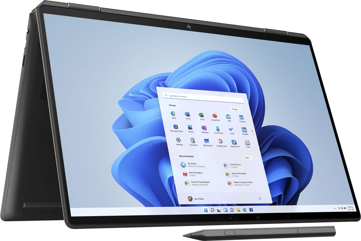 HP Spectre x360 16” 3K+ IPS (3072 x 1920) 2-in-1 Laptop, Touch 400nits, i7-11390H, Iris Xe Graphics, Fingerprint, w Stylus 16GB 3200MHZ DDR4 RAM& 512GB PCIe SSD win11 pro