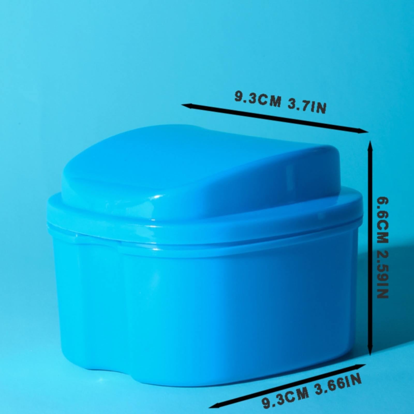 Home False Guard With Bath Denture Strainer Holder Guard Brace Travel Brush Basket Storage Mouthguard Container Rinsing Accessories Travel Outdoor Denture For Teeth Sugar Holder Container