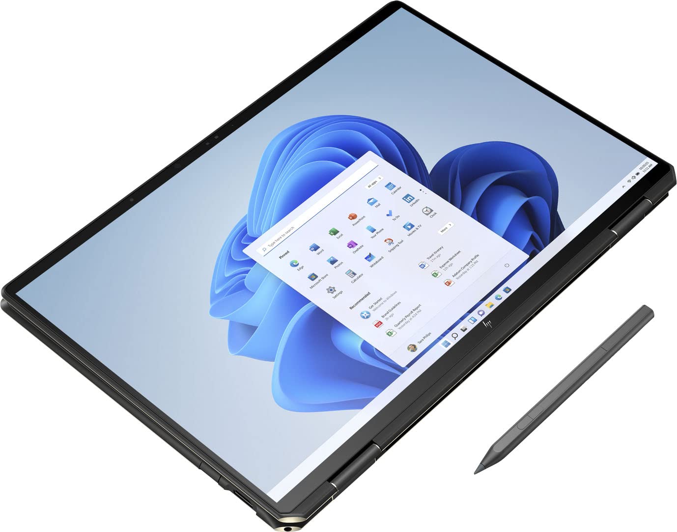 HP Spectre x360 16” 3K+ IPS (3072 x 1920) 2-in-1 Laptop, Touch 400nits, i7-11390H, Iris Xe Graphics, Fingerprint, w Stylus 16GB 3200MHZ DDR4 RAM& 512GB PCIe SSD win11 pro