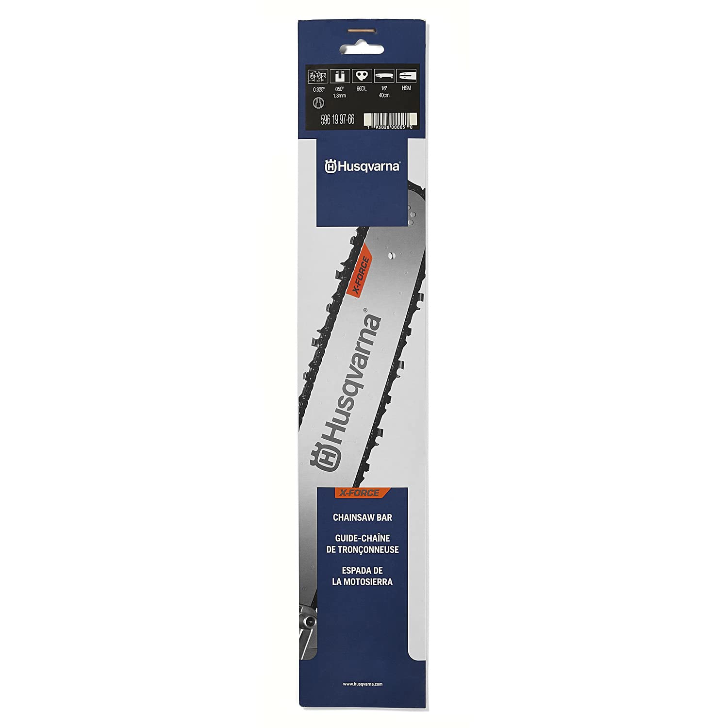 Husqvarna 596199766 XF-250 Bars, Orange/Gray