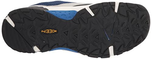 KEEN mens Wasatch Crest vent breathable hiking Sneaker, Blue Depths/Bright Cobalt, 12 US