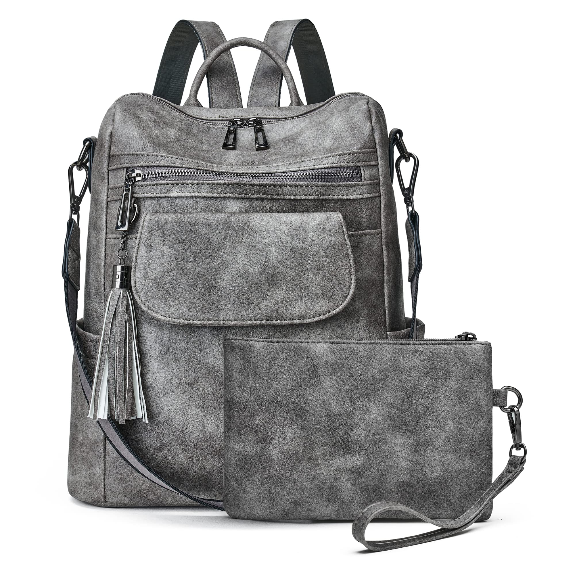 Mroede Backpack Purse for Women Fashion Design Leather Backpack Purse Shoulder Bag for Shopping Hiking Travel