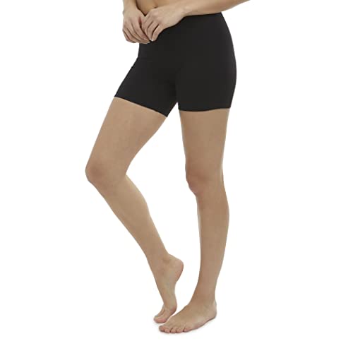 Jockey Womens 2 Pack Bike 5'' Casual Shorts, Deep Black/Deep Black, X-Large US
