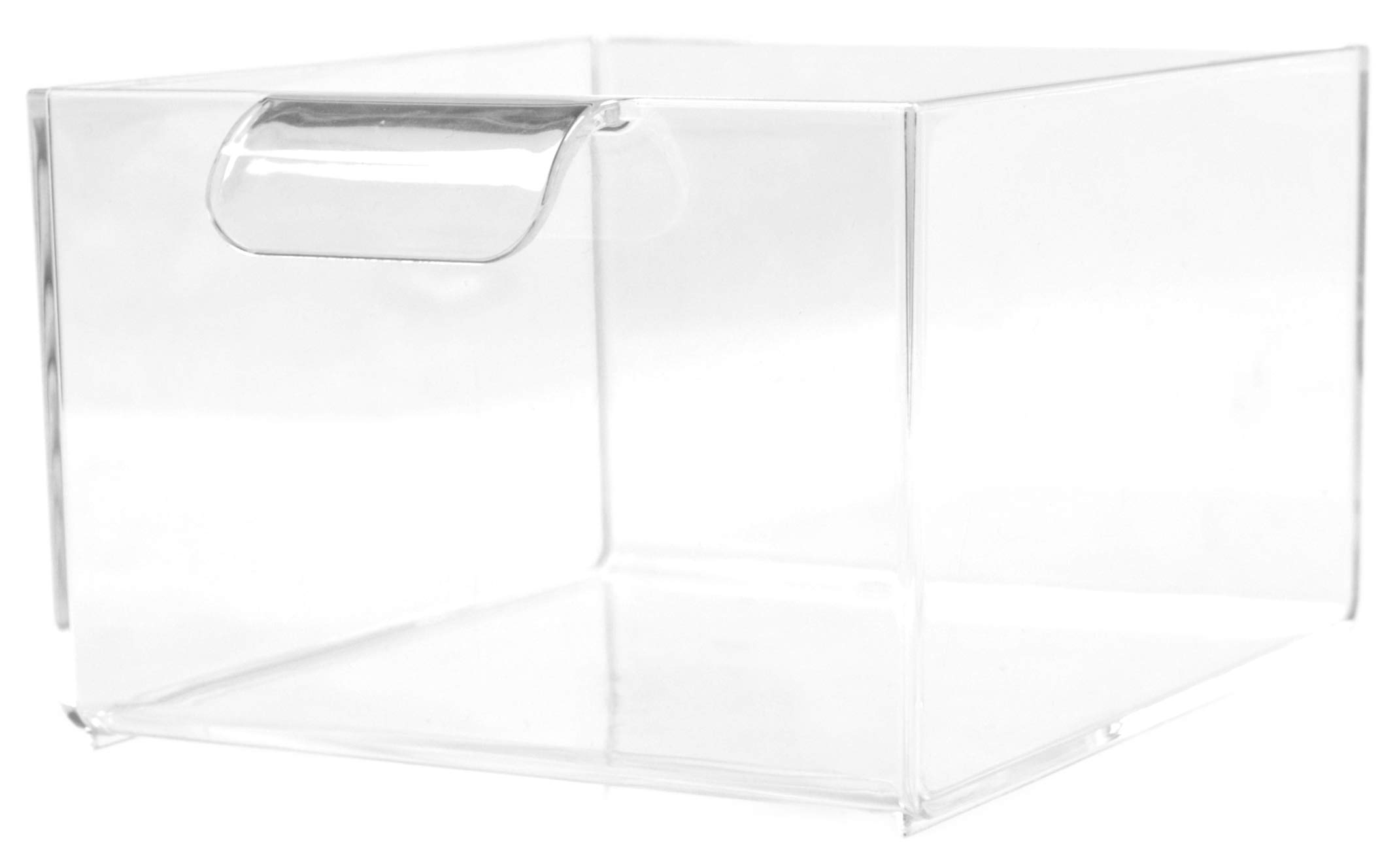 ImpiriLux Stackable Kitchen and Bathroom Acrylic Drawer Organizer | Set of Two Drawers