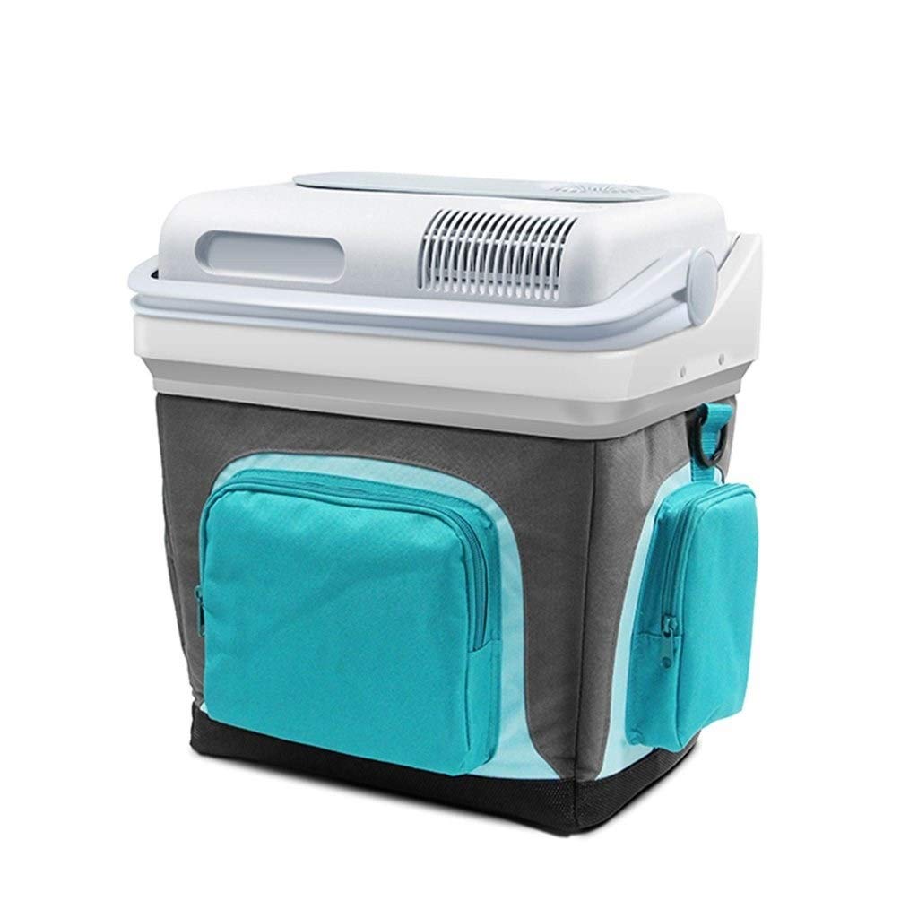 HIZLJJ Mini Fridge Cooler and Warmer,24L Portable Compact Personal Fridge,AC/DC Thermoelectric System,Friendly for Home,Office and Car