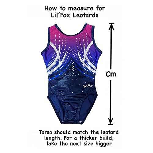 LIL'FOX Gymnastics Leotards for Girls - DESTINY - Kids Dance, Tumbling, Acrobatics, Gymnastics Equipment