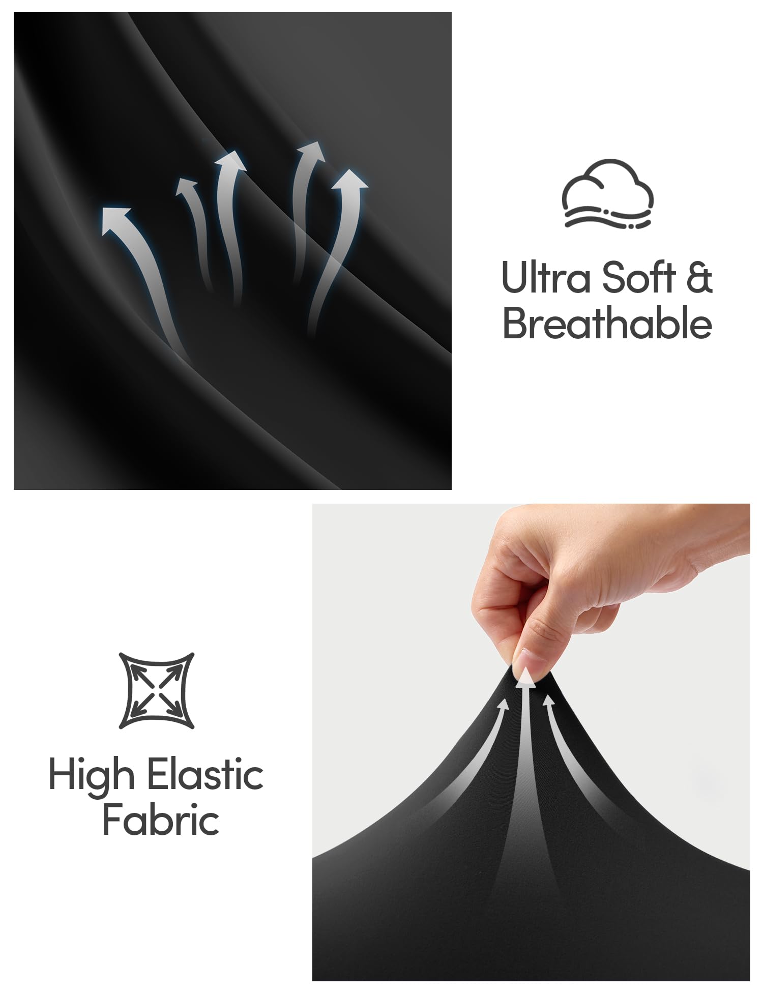 IUGA Tennis Dress for Women Athletic Dress with Built-in Shorts & Bra Womens Workout Golf Exercise Dresses Black