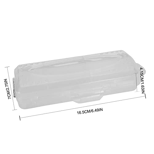 Lure Organizer Box, 12 Grids Transparent Bead Storage Organizer Case, Durable and Portable Storage Container for Beads Crafts Fishing Tackles Yuans